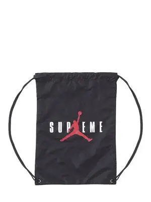 Supreme Jordan Drawstring Bag - Black