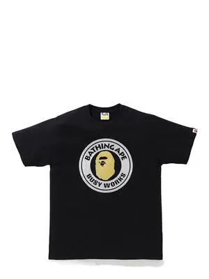 A BATHING APE Glitter Busy Works Tee Shirt - Black