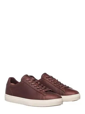 Clae Bradley Leather Sneaker - Cocoa Leather