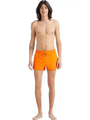 Vilebrequin Jacquard Turtle Stretch Swim Shorts Abricot