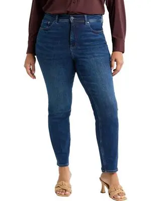 Universal Standard High-waist Jeans - Naval Blue Wash