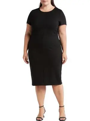 Universal Standard Universal Standard Stretch Ponte Dress Black