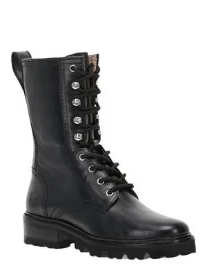Frye Frye Olivia Combat Boot Black