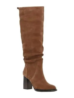 Frye Alex Softy Slouch Knee High Boots - Bark
