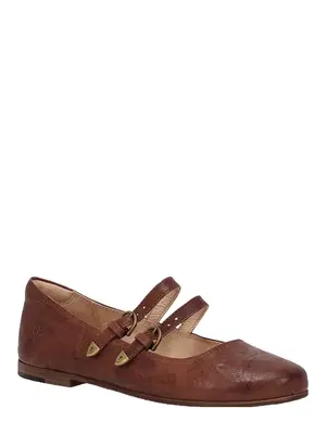 Frye Carson Mary Jane Flat - Spice