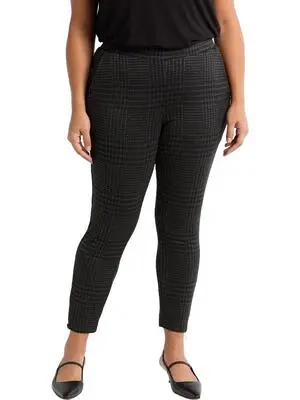 Universal Standard Universal Standard Moro Pull-On Pants Charcoal Houndstooth