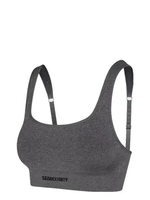 SAVAGE X FENTY Seamless Heather Bralette - Platinum Grey