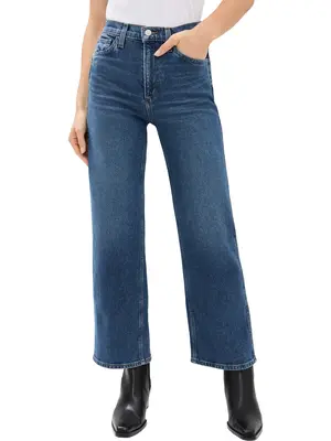 Joe's Jeans Blake Cropped Wide Leg Jeans - Number One