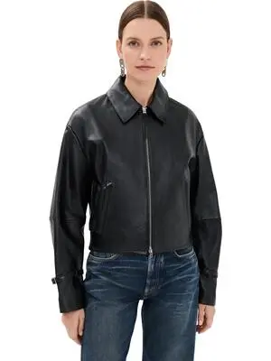 Acne Studios Leather Jacket - Black