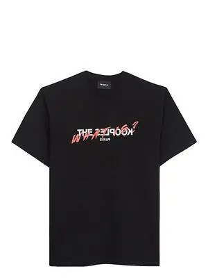 The Kooples What Is? Logo-print Cotton-jersey T-shirt - Bla01