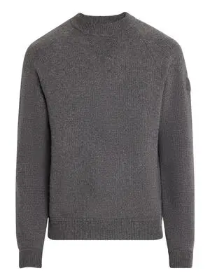 Moncler Cashmere-wool Raglan Sweater - Dark Grey