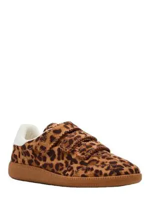 Steve Madden Momentum Leather And Suede Sneakers Leopard