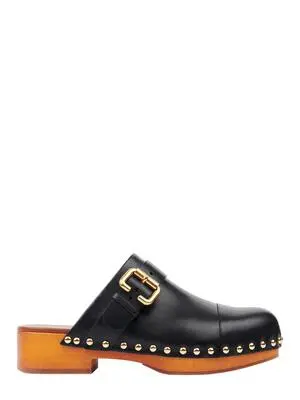 Chloé Jeannette Clogs Eggshell