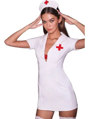 Fleur Du Mal Nurse Costume - Neutral