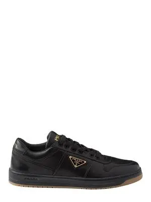 Prada Downtown Nappa Leather Sneakers - Black