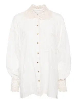 Free People Rhiannon Shirt - White
