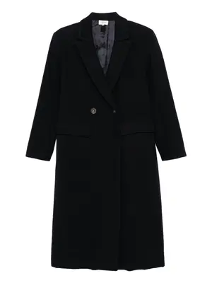 DIEGA Wool-blend Felted Coat - Blue