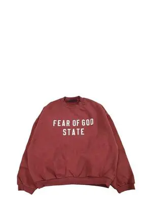 Fear Of God Slogan-print Sweatshirt - Red