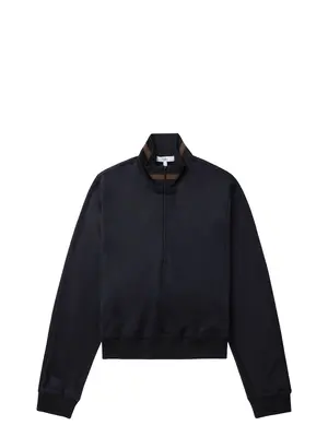Tibi High-neck Sweatshirt - Black