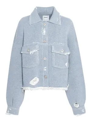 BARRIE Barrie Fringed Denim Jacket