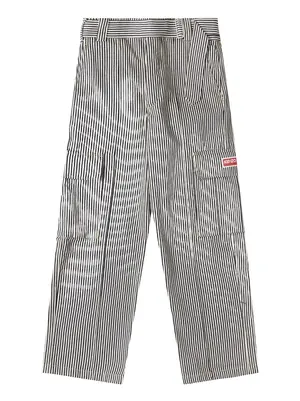 KENZO Striped Straight Leg Trousers