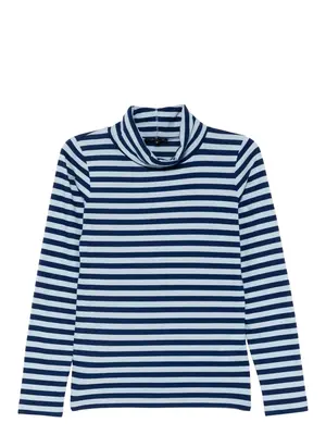 AGNÈS B. Striped Long-sleeve T-shirt - Blue