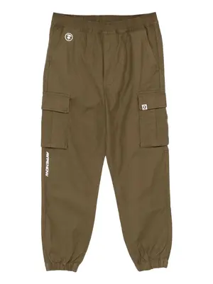 AAPE BY *A BATHING APE® Tapered-leg Cargo Trousers - Green