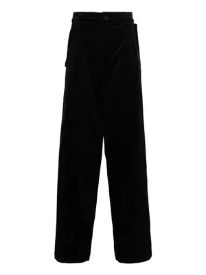Yohji Yamamoto Corduroy Trousers - Black