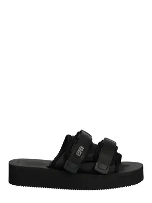 Suicoke Touch-strap Slides - Black