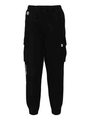 AAPE BY *A BATHING APE® Tapered-leg Cargo Trousers - Black
