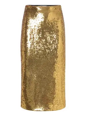ERMANNO FIRENZE ERMANNO FIRENZE Sequinned Midi Skirt