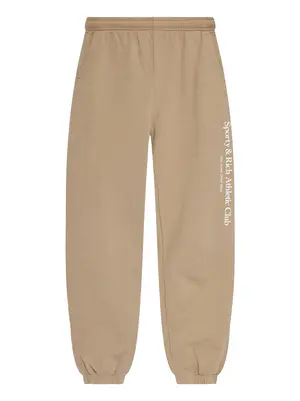 SPORTY & RICH The Wall Street Collection Track Pants - Neutrals