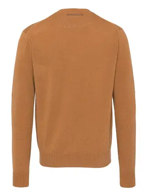 UNDERCOVERISM Sheep Patch Jumper - Brown