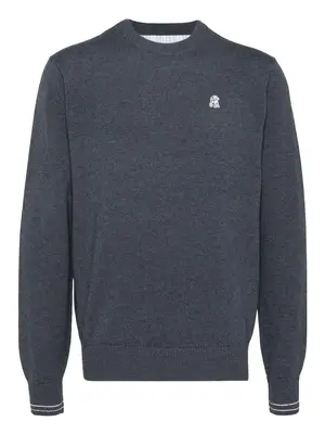 UNDERCOVERISM Sheep Patch Jumper - Blue