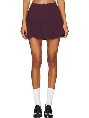 Amanda Uprichard Bonaire Skort - Burgundy