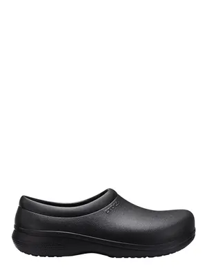 CROCS On The Clock Work Slip-ons - Black