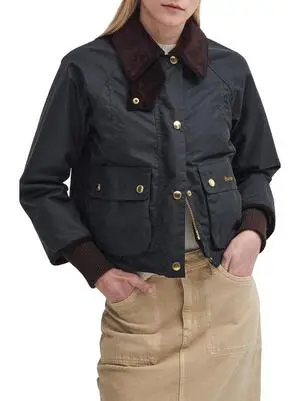 Barbour Allerston Water Resistant Waxed Cotton Jacket Sage/ancient