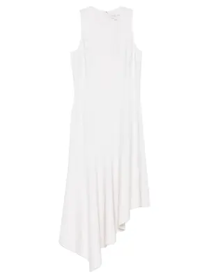Michael Kors Asymmetric Midi Dress - Neutrals