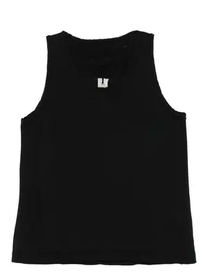 PRIVATE 0204 Cashmere Tank Top - Black