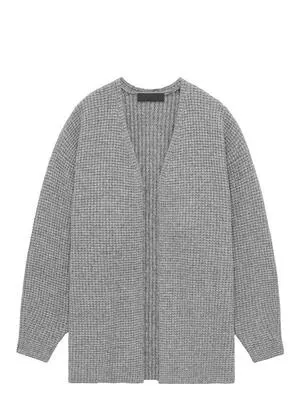 Fear Of God Essentials Knit Long Cardigan - Dark Heather