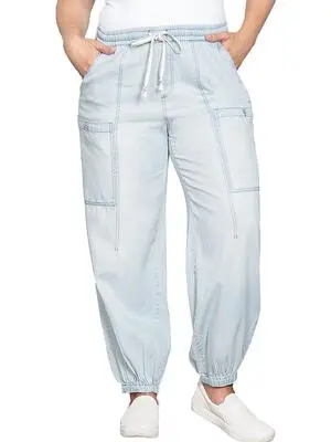 STANDARDS & PRACTICES Low Slung Pull On Pants - Light Sand