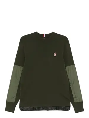 Moncler Logo-patch Sweater - Green