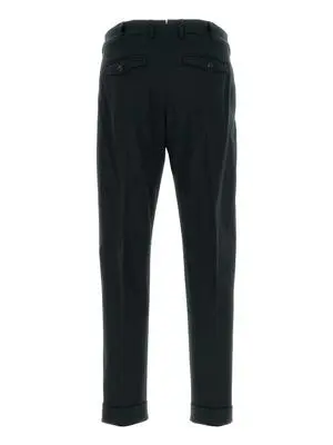 PT TORINO Edge Tapered Trousers - Black