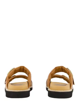 Santoni Double-buckle Sandals - Neutrals