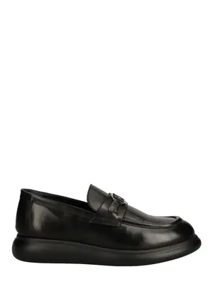 Karl Lagerfeld Logo-plaque Loafers - Black