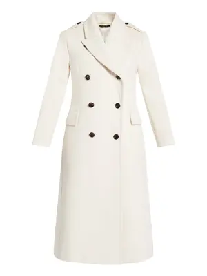 TOM FORD TOM FORD Peak-Lapel Double-Breasted Coat