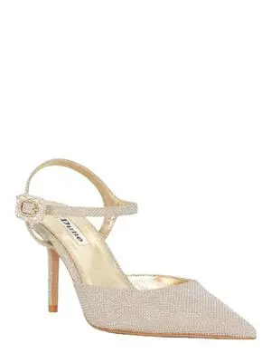 Dune London Channel Pointed Toe Pumps - Gold