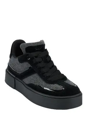 Dkny Bethan Platform Sneakers - Black/ Grey