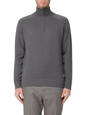 PAOLO PECORA Paolo Pecora Quarter Zip Sweater Grey
