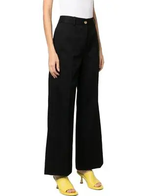PATOU Wide Leg Trousers - Black